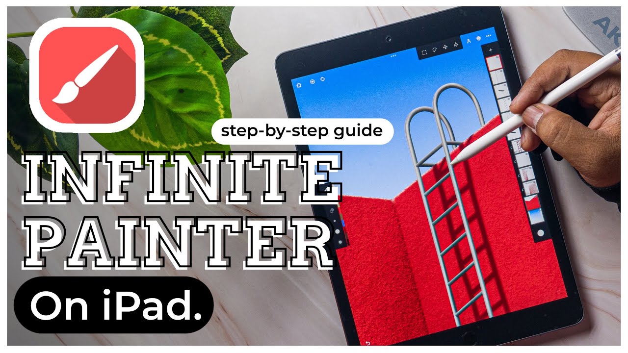 Drawing in INFINITE PAINTER on iPad || Infinite Painer Tutorial. - YouTube