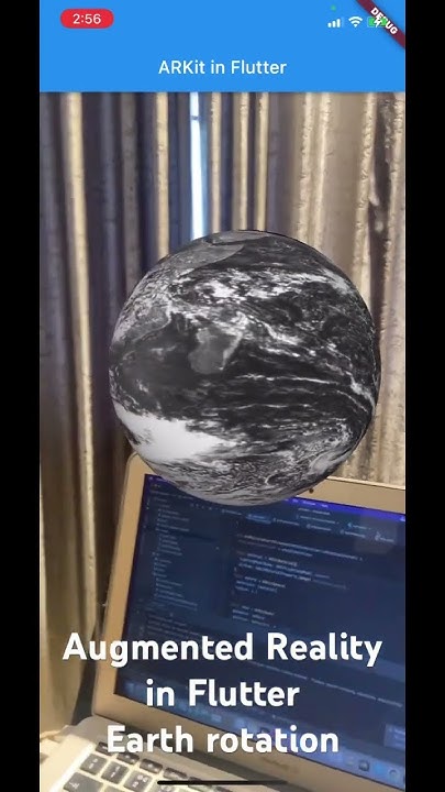 Augmented Reality in Flutter | Earth rotation! - YouTube
