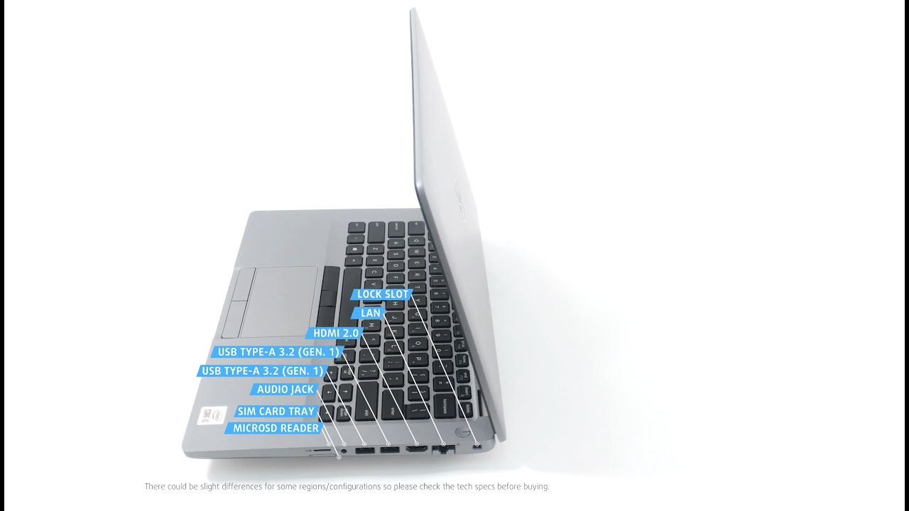 🔄 Dell Latitude 5411 - Ports info and 360º look - YouTube