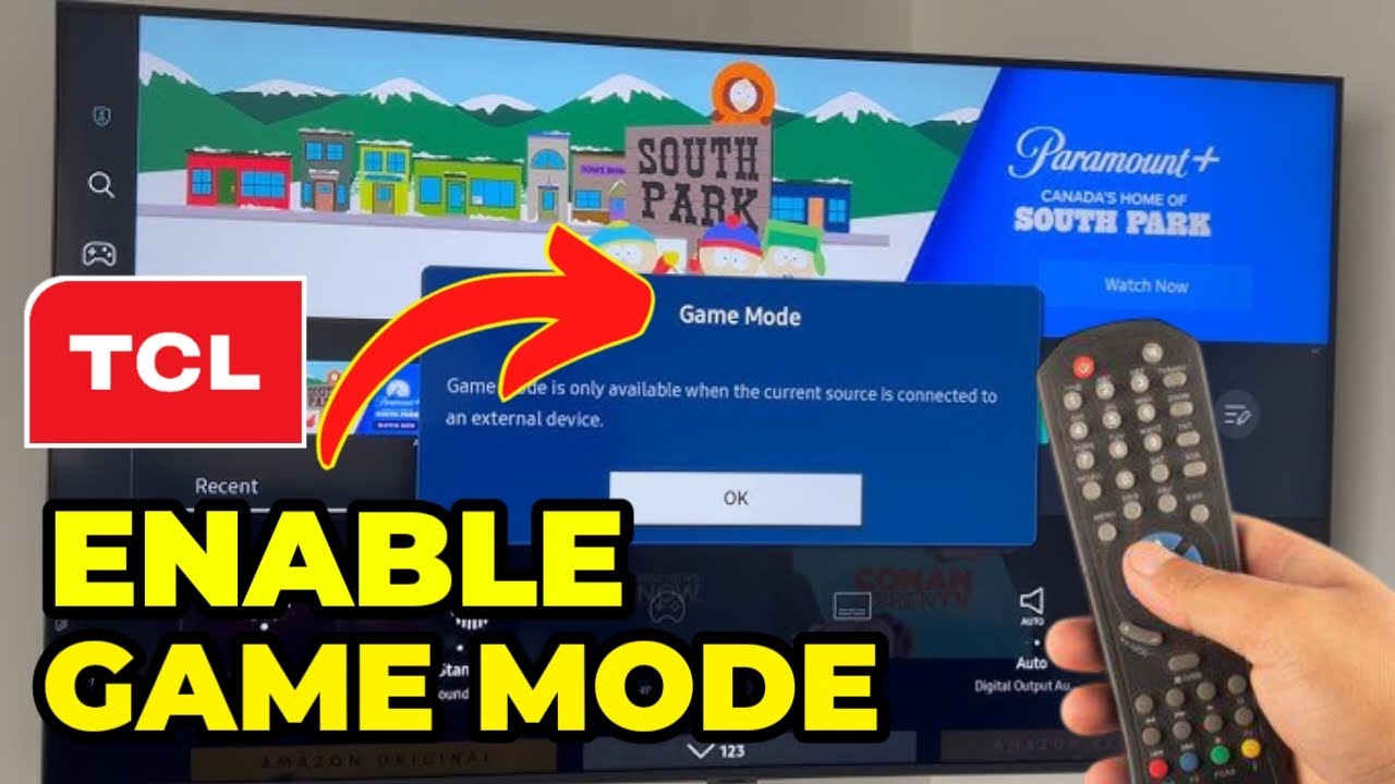 How to Turn ON Game Mode TCL Smart TV | How to Enable Game Mode on TCL ...
