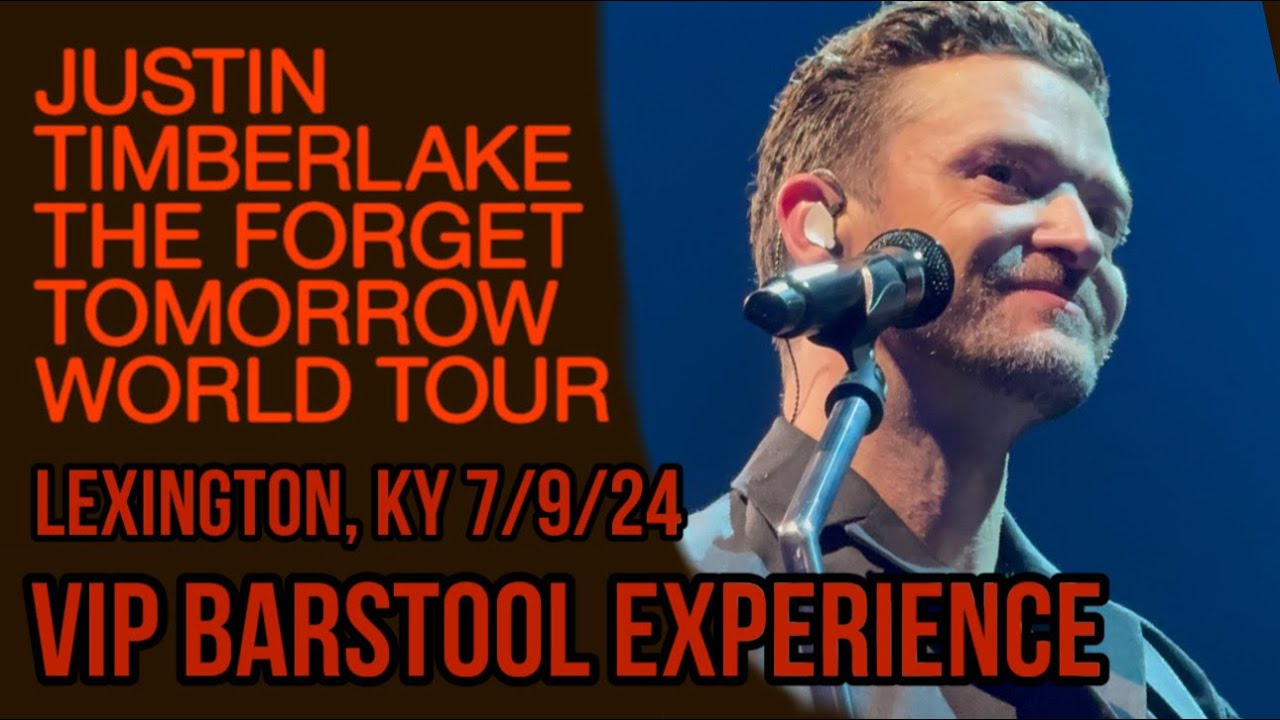 Justin Timberlake The Forget Tomorrow World Tour VIP Bar Stool ...