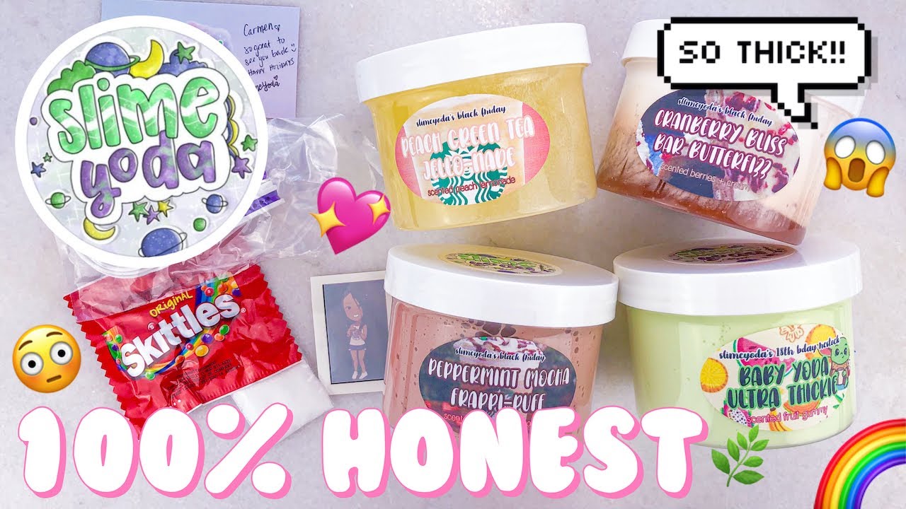100% HONEST SLIME YODA FAMOUS SLIME SHOP REVIEW! $65 SLIME ASMR ...