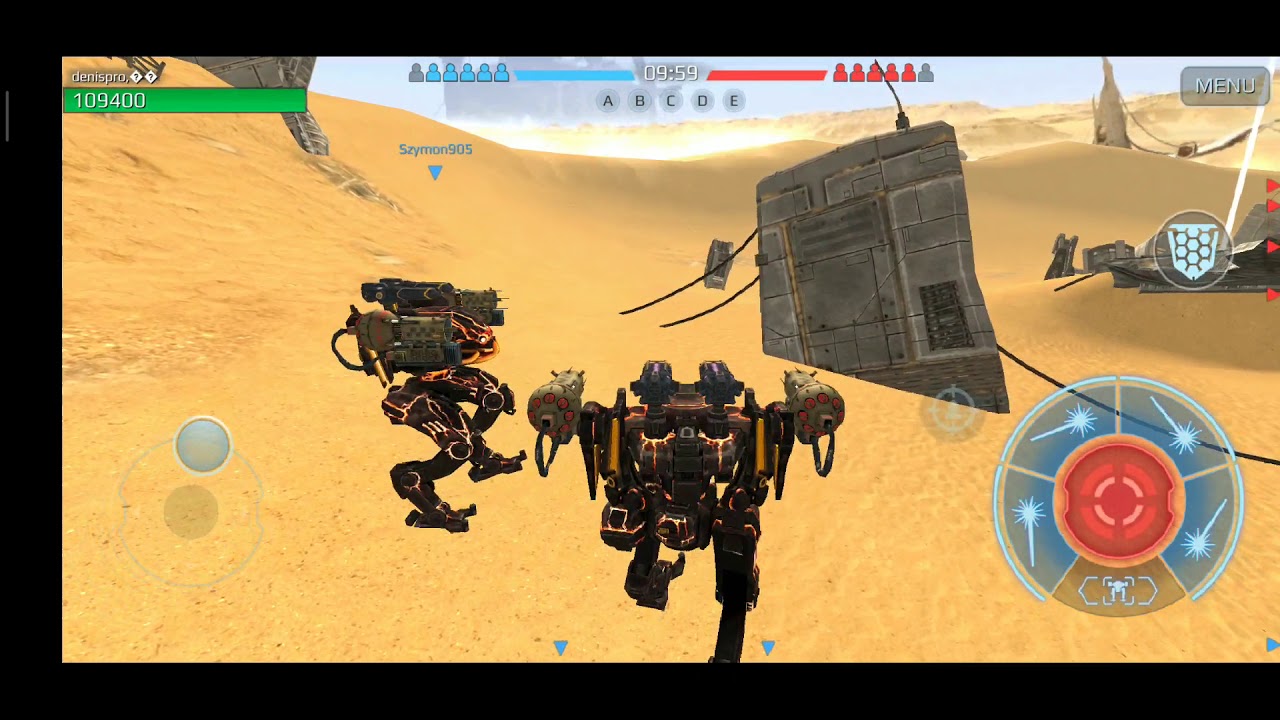 War robots gameplay (golden fujin) - YouTube