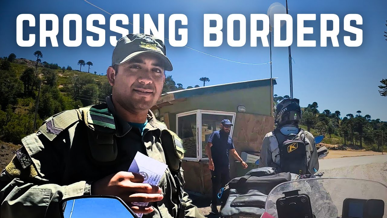 Our First Border Crossing in SOUTH AMERICA on motorcycles! [Ep. 5 ...