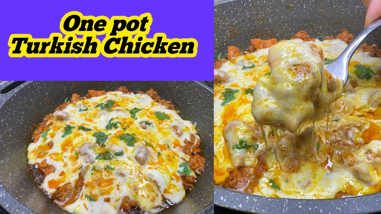 One Pot Turkish Chicken Recipe ! Turkish Food ! Recipe Hub With Lubna ...