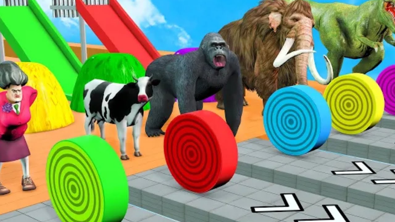 Gorilla, chimpanzee, Elephant Mammoth Animal Crossing Fountain Level 7 ...