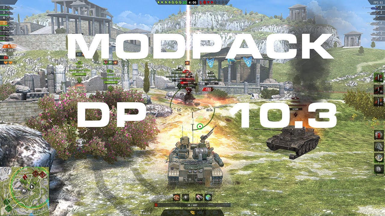 Modpack DP 10.3 World of Tanks Blitz Mod [STEAM] - YouTube