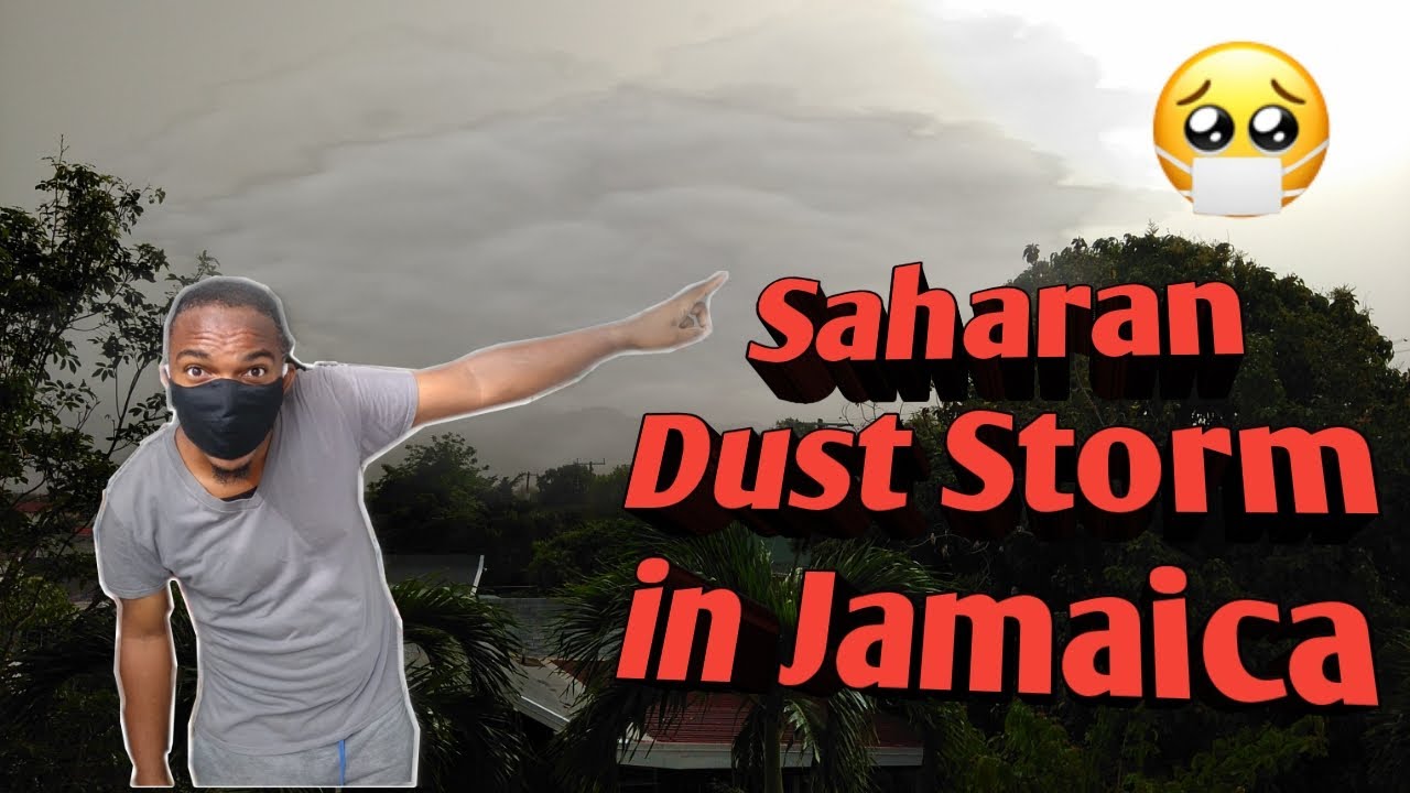 Saharan Dust Storm in Jamaica || Dust cloud from Saharan Desert || THE ...