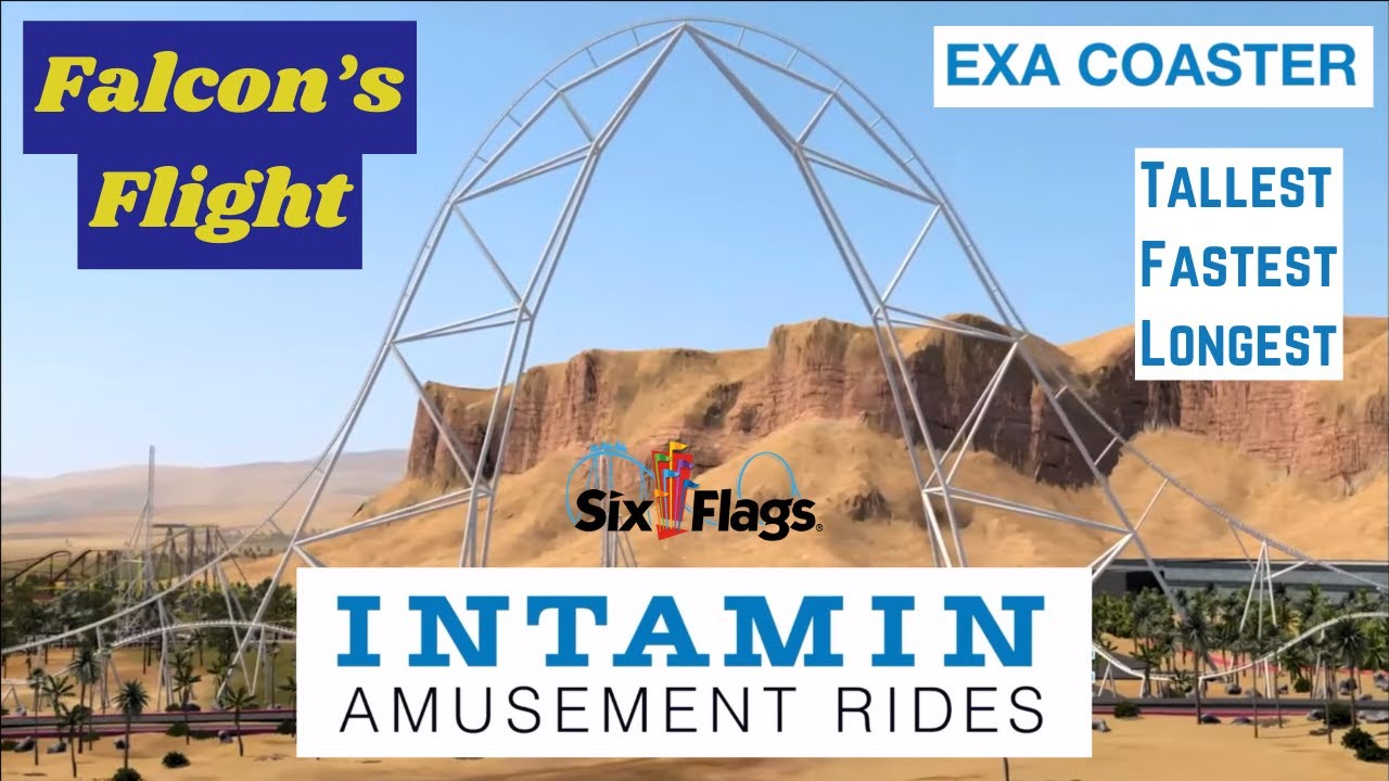 Falcon't Flight | Exa Coaster | World's Tallest, Fastest and Longest ...