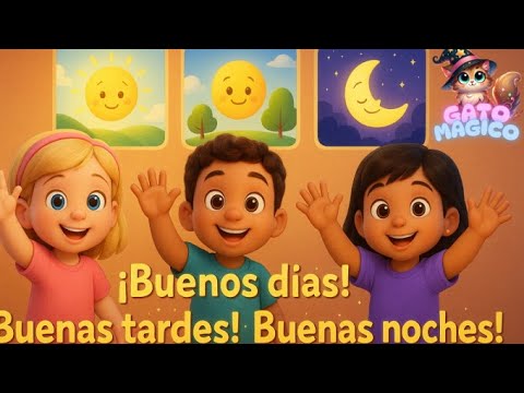 ¡Buenos días!, ¡Buenas tardes! ¡Buenas noches! / Canciones Infantiles ...