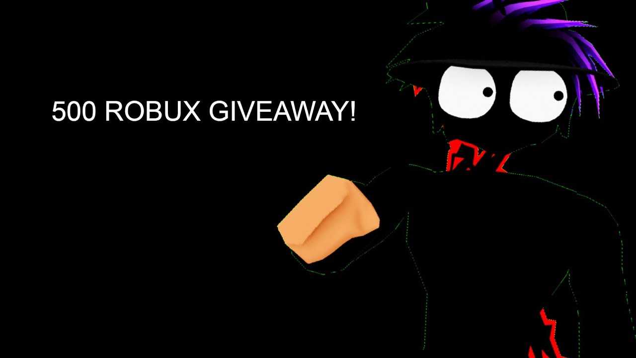 GIVEAWAY 500 ROBUX - YouTube