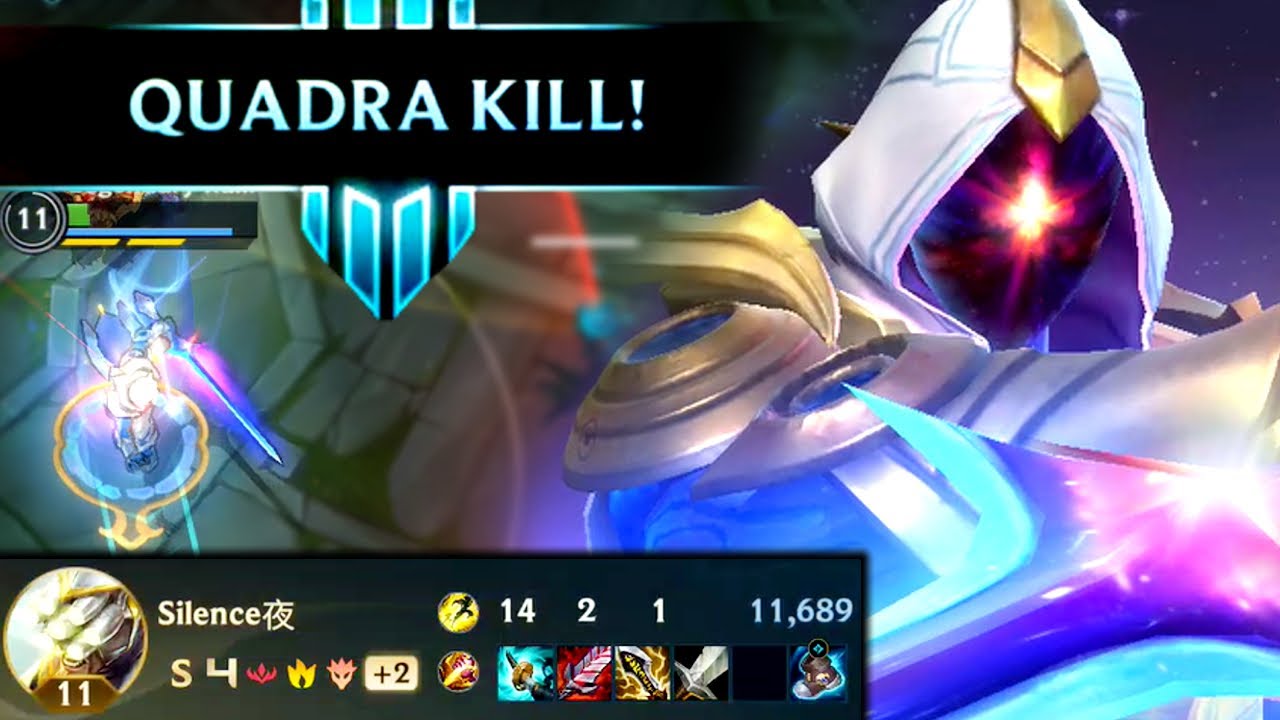 MASTER YI QUADRAKILL HARD CARRY!! 100% CRIT BUILD IS THE BEST? - Wild ...
