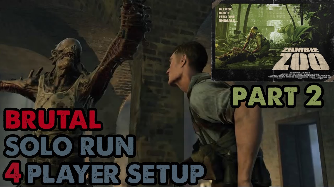 BRUTAL : Zombie Zoo Part 2 || Zombie Army 4 (No Commentary) - YouTube