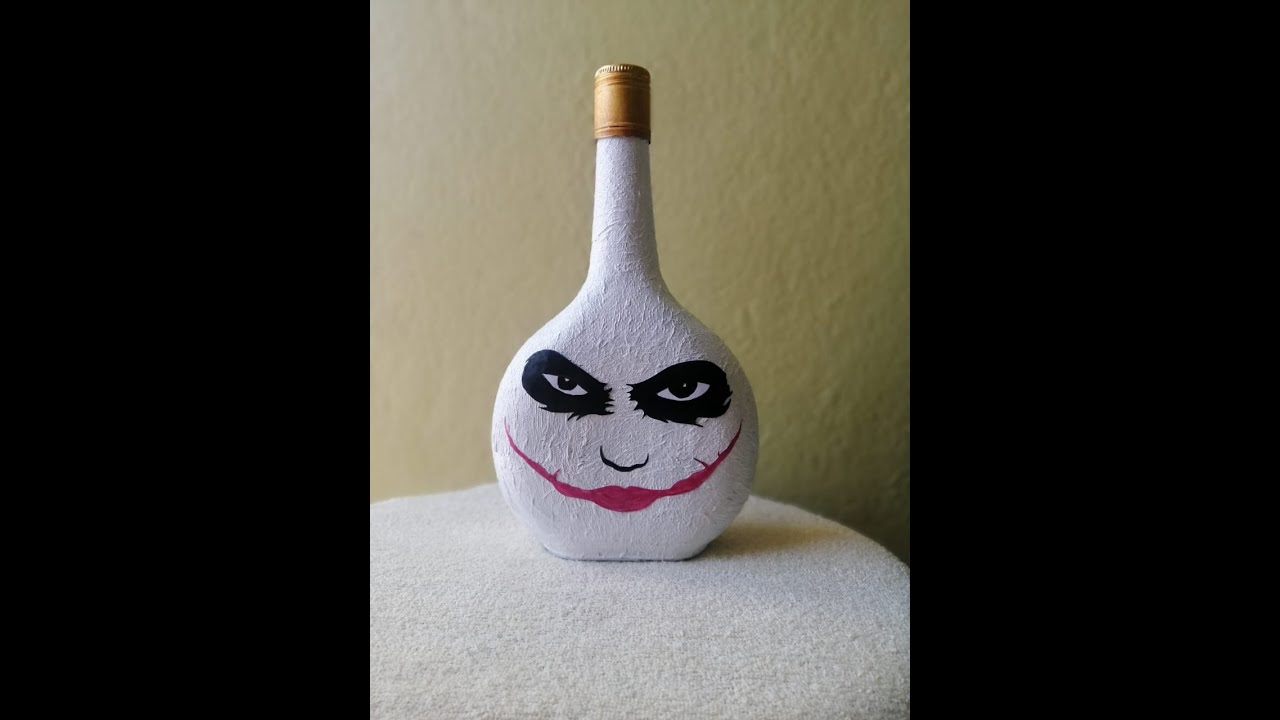 👿Bottel craft with joker face 👿 - YouTube