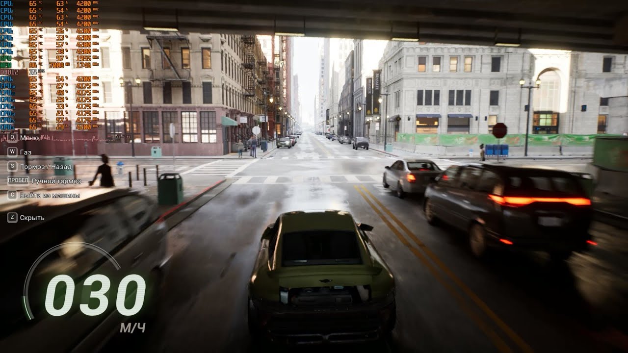 Unreal Engine 5 Matrix Awakens City /1080p / Ryzen 7 3800X / RX5700XT ...
