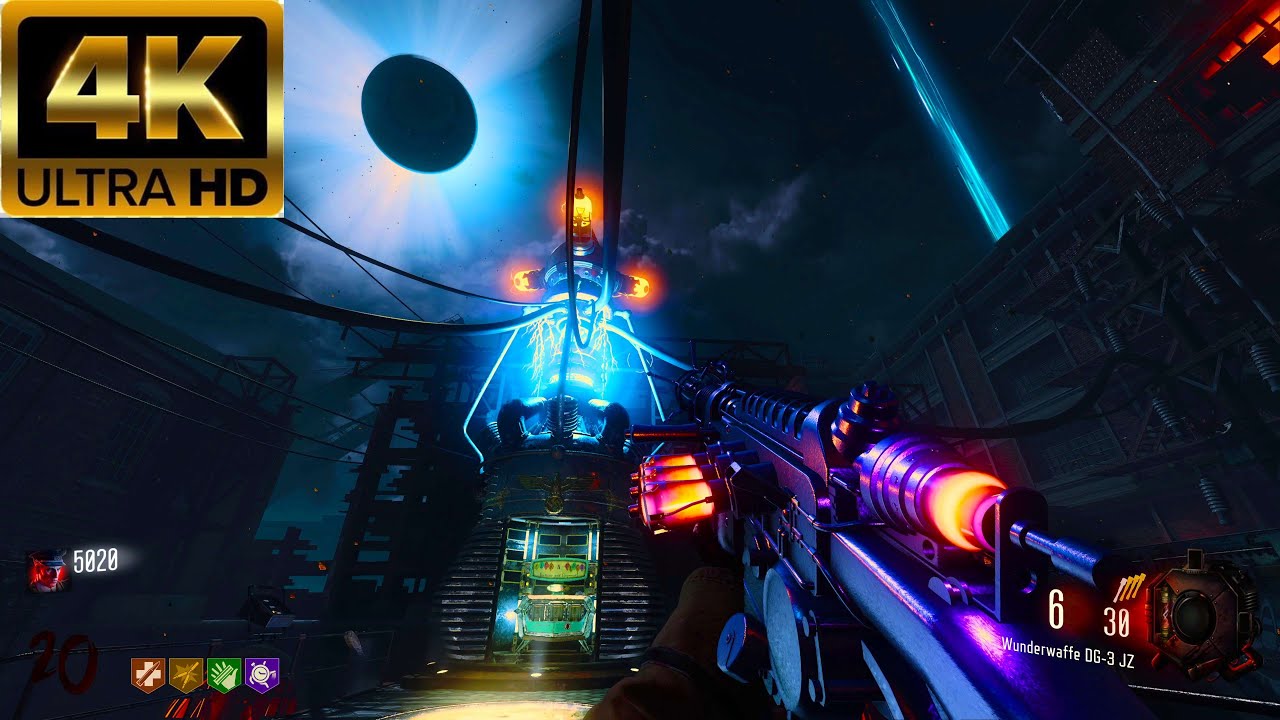 BLACK OPS 3 ZOMBIES: DER RIESE DECLASSIFIED GAMEPLAY 4K! (NO COMMENTARY ...