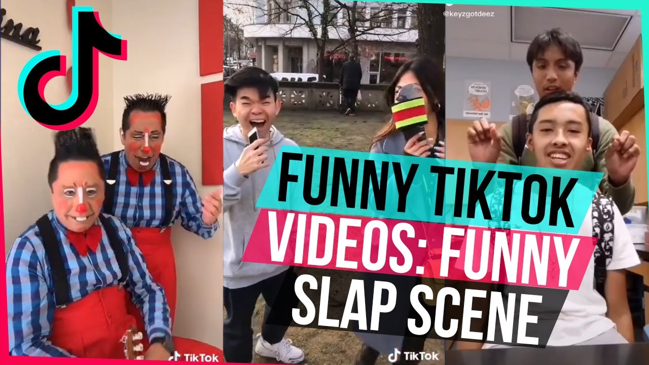 Funny TikTok Videos - Funny Slap Scene 😂😂 - YouTube