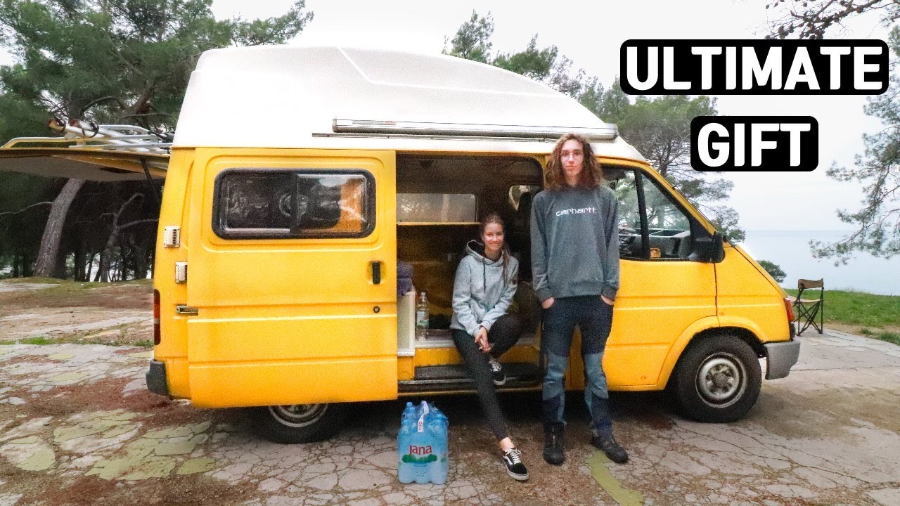 Parents buy a Camper Van for Graduation Gift - Van Life in Europe E32 ...