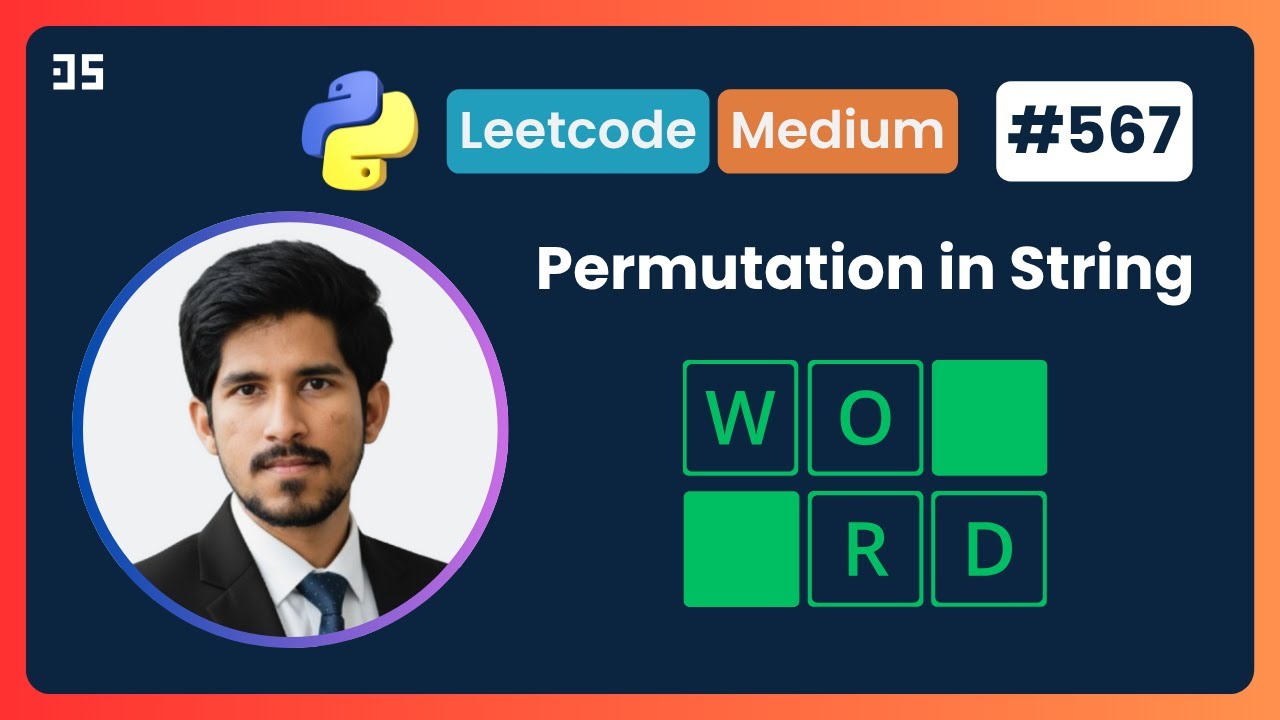 Permutation in String | Leetcode - 567 | Python - YouTube