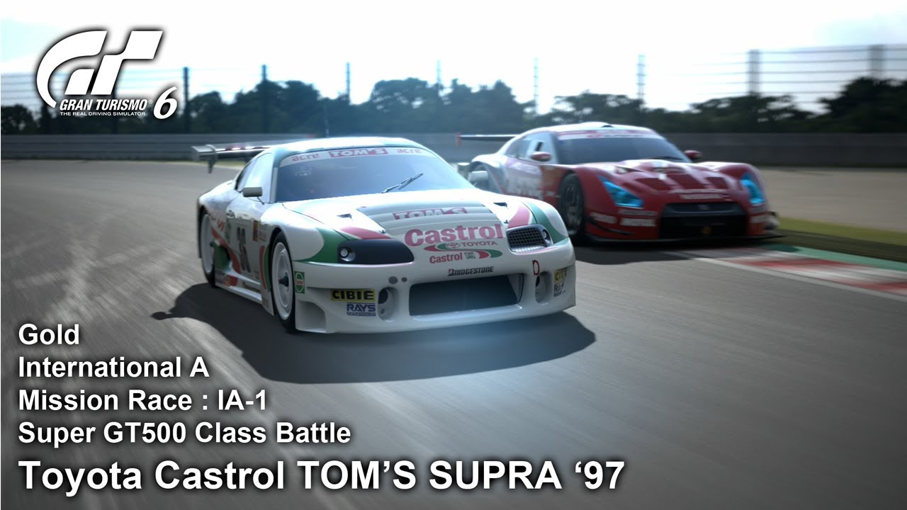 Toyota Castrol TOM'S SUPRA '97 | Mission Race : AI-1 | Gran Turismo 6 ...