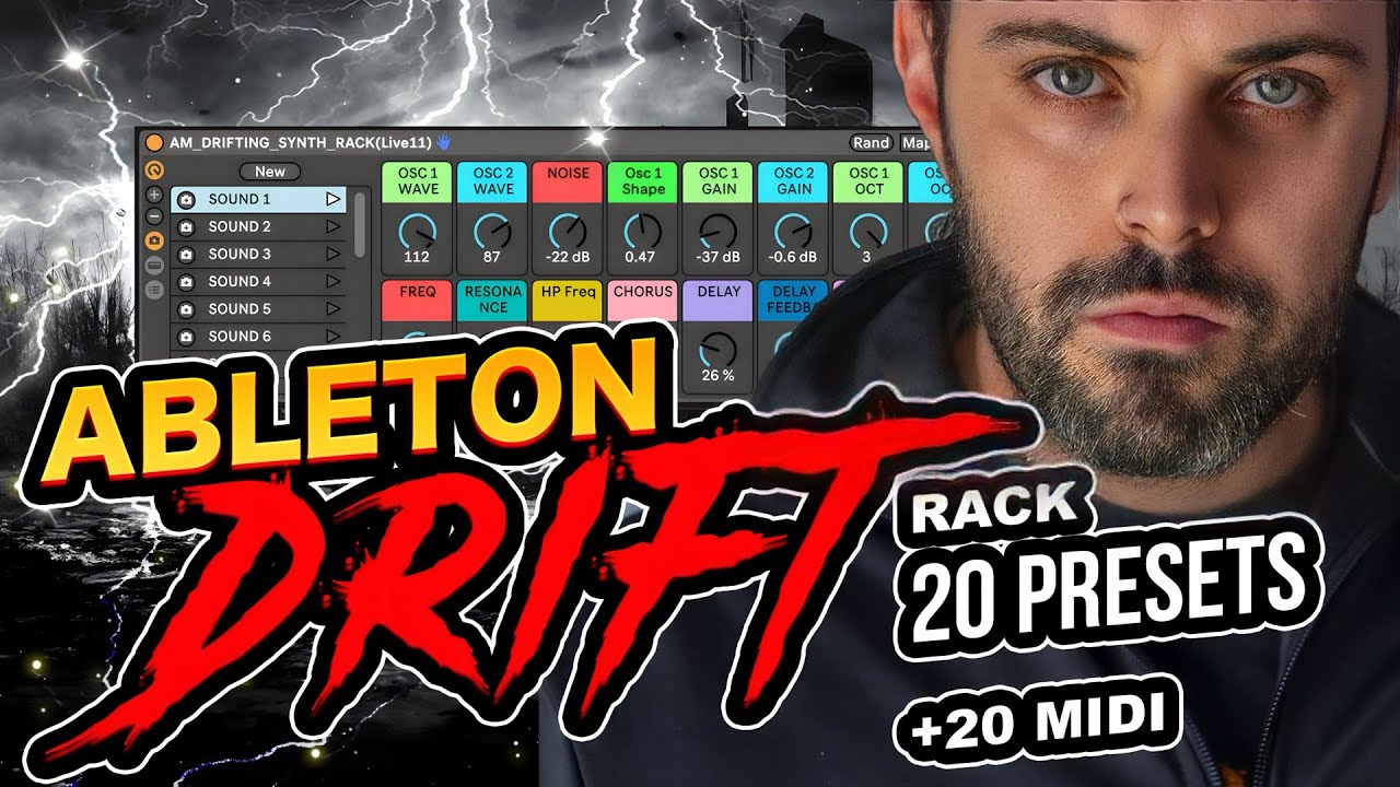 🔥 🚀ABLETON DRIFT SYNTH : DRIFTING Rack 🚀 : 20 Presets + 20 MIDI Loops for Ableton Live 11 Suite ...