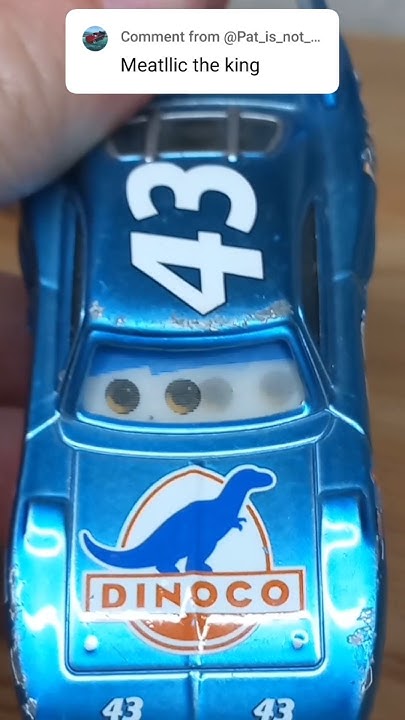 Disney Cars diecast Lenticular The King With Metallic Finish Dinoco #shorts #disney #cars - YouTube