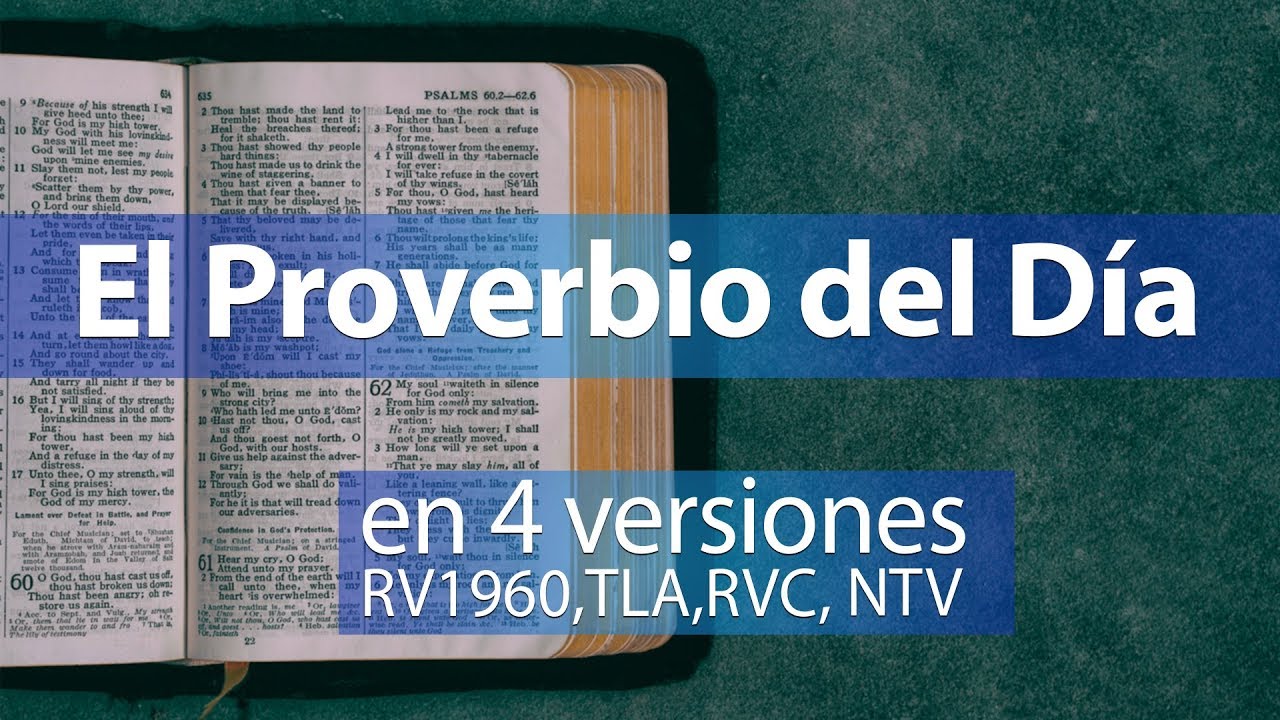 Proverbio del día 11 - Biblia Hablada - 4 Versiones - AudioBiblia ...