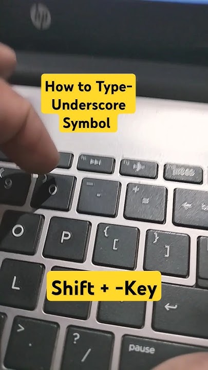 How to Type Underscore Symbol in Windows 11,10#macnitesh#virulshorts ...