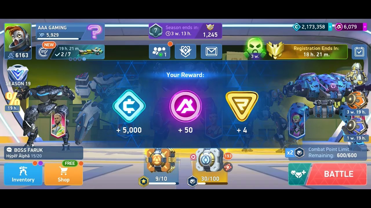 Second in 5v5 tournament | Mech Arena - YouTube