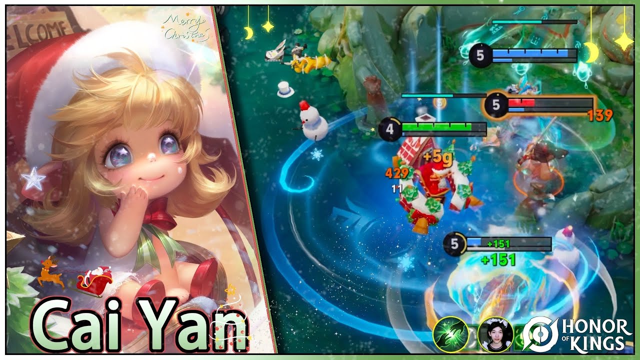 Cai Yan｜This is Cai Yan's cutest skin｜Uma skin adorável｜Honor of Kings🎁 ...