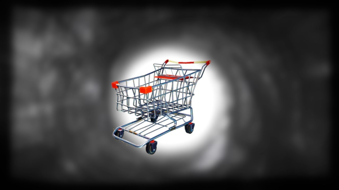 So We Built A Shopping Cart Ramp In Fortnite! - YouTube