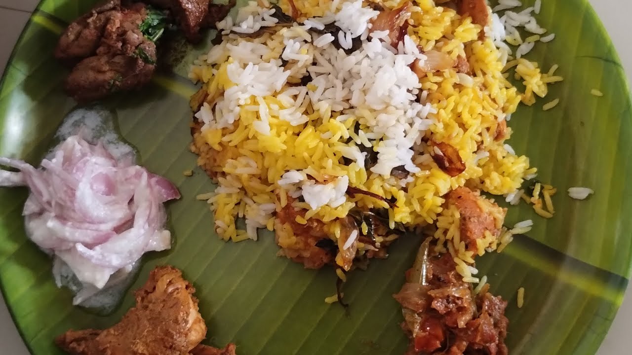 chicken dum biryani in regular ponni rice @ easy samayal - YouTube