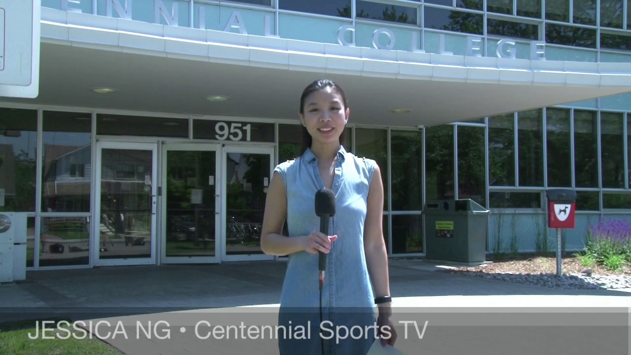 Jessica Ng talks college sports at Centennial College - YouTube