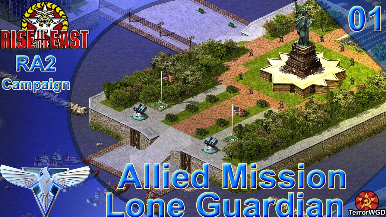 Rise Of The East v2.2.5│Red Alert 2 Campaign│Allied Mission 1│Lone ...