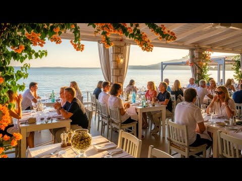 Acharavi Corfu Greece - Greek night Corfu 4K | Nightlife Greece - YouTube
