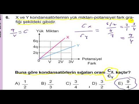 SIAĞAÇLARIN BAĞLANMASI,SIĞAÇLARDA DEPOLANAN ENERJİ EBA 2017 TEST 18