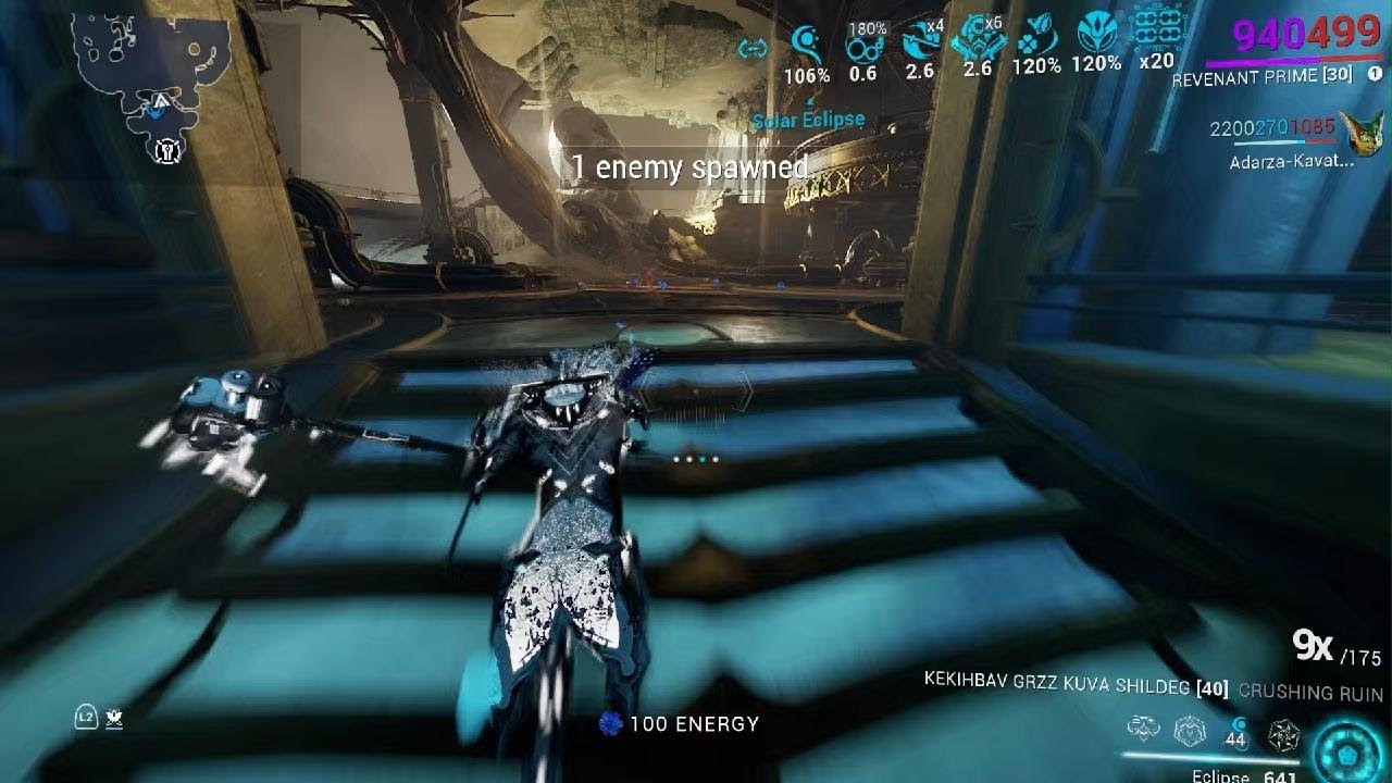 Warframe Kuva Shildeg kll Juggernaut 225 lvl in 1 hit. - YouTube