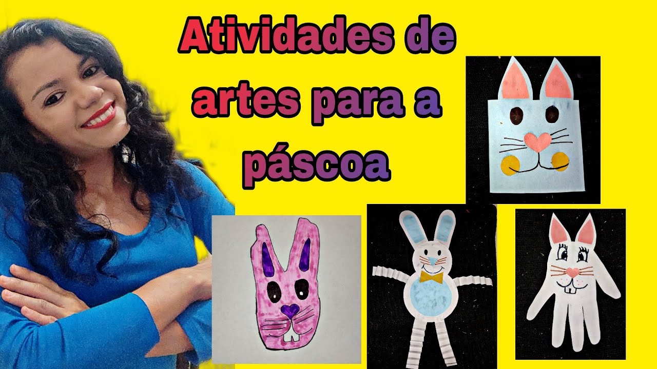 PÁSCOA: 4 atividades de artes para educação infantil e ensino ...