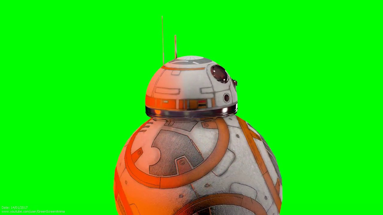 bb8 s01e01 star wars style droid green backdrop enjoy - YouTube
