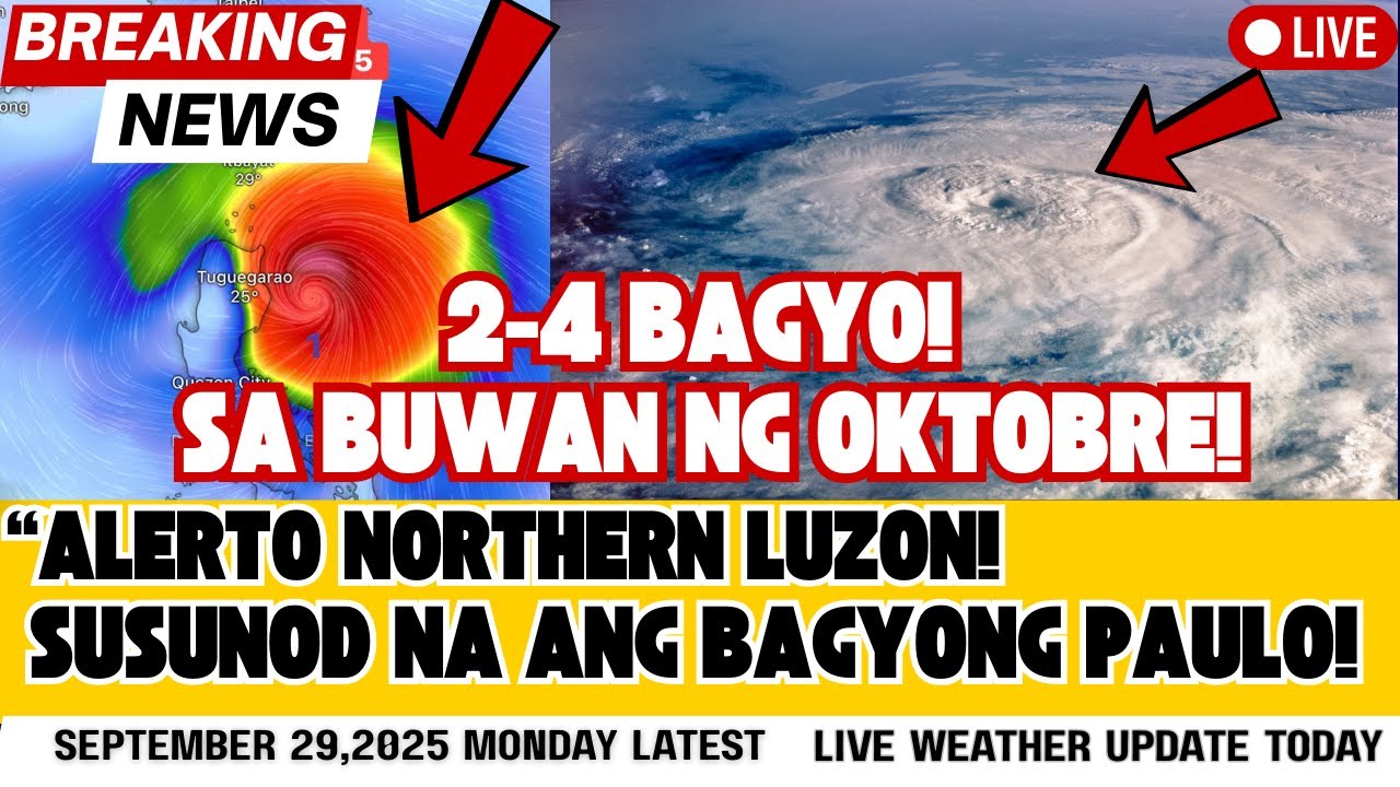 “PauloPH Possible This Week | 2–4 Bagyo sa Oktubre! | September 29 ...