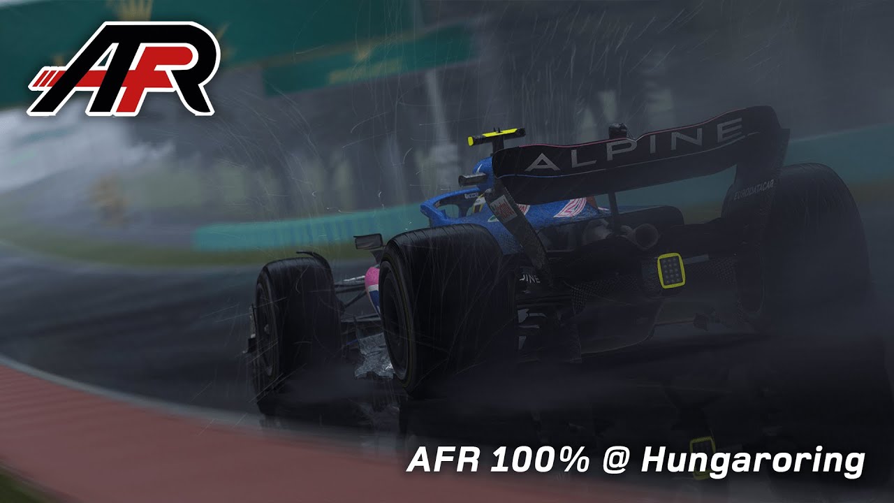 (AC/VR) AFR 100% @ Hungaroring - 70L Race (Wet) (P1/P1) - YouTube