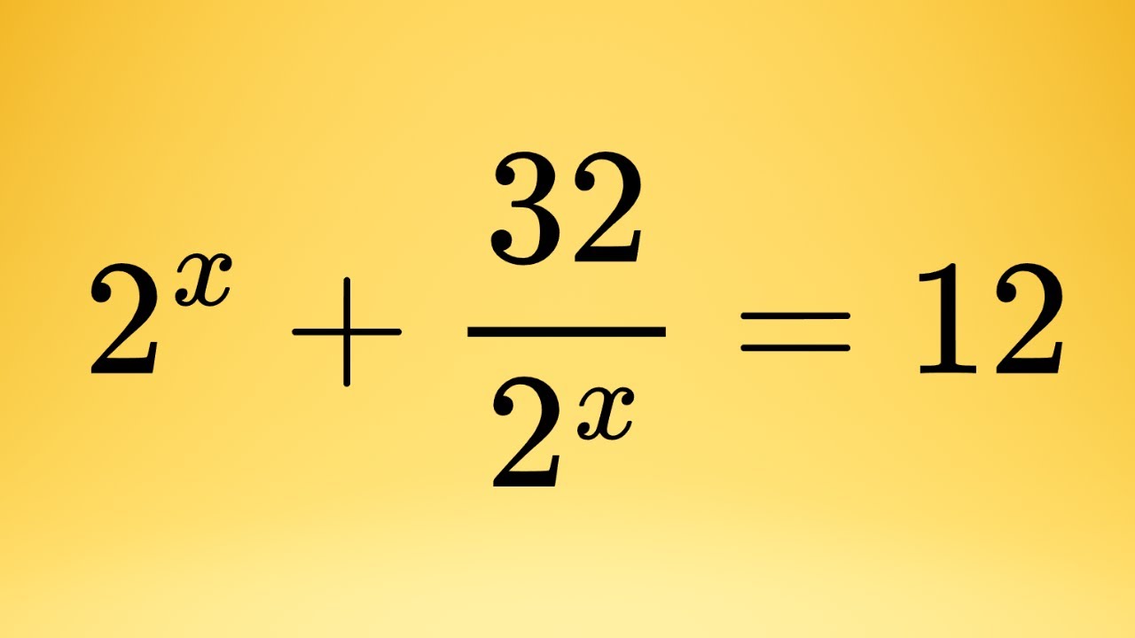 Find the Value of x | Interesting Algebra Problem - YouTube