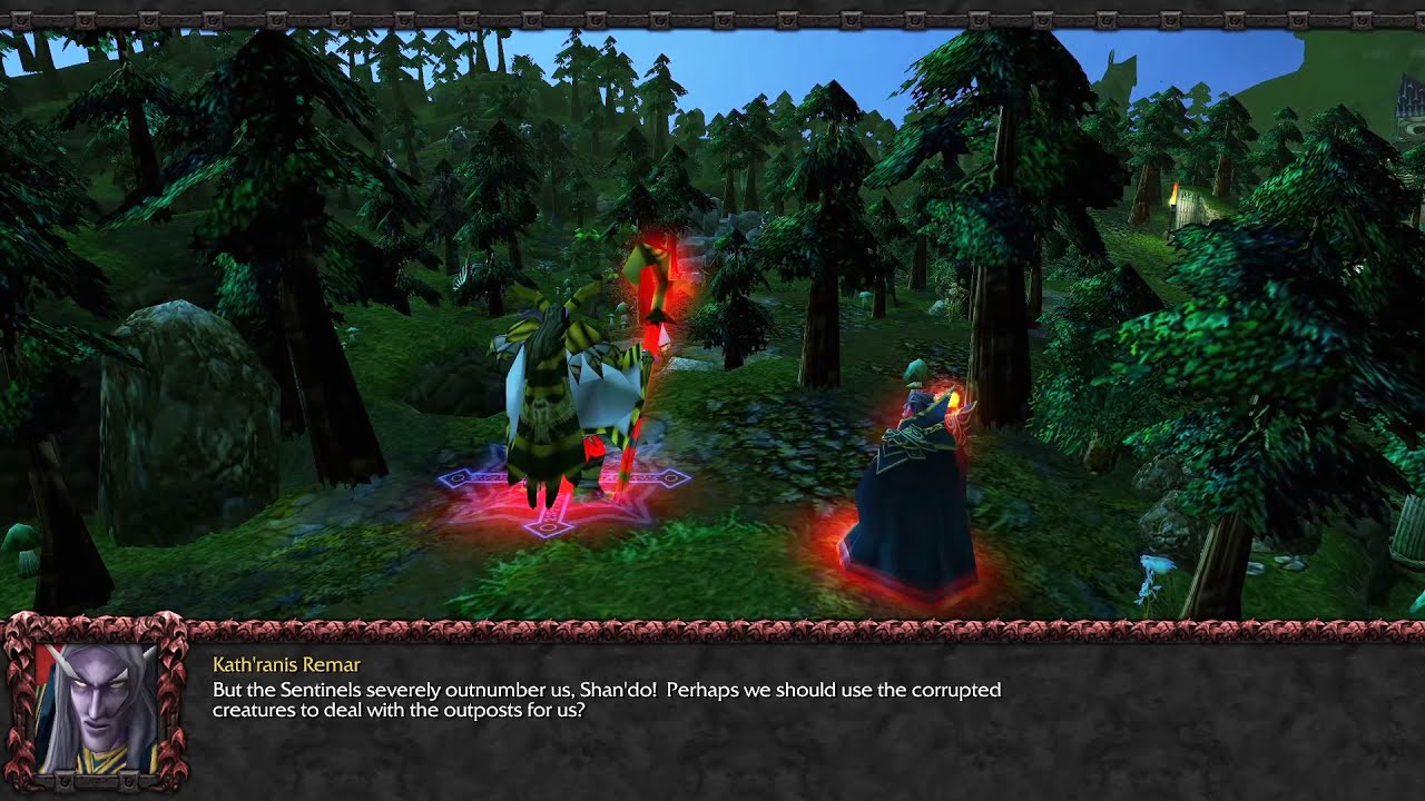 Malfurion unleashes the corrupted animals on the Sentinels - YouTube