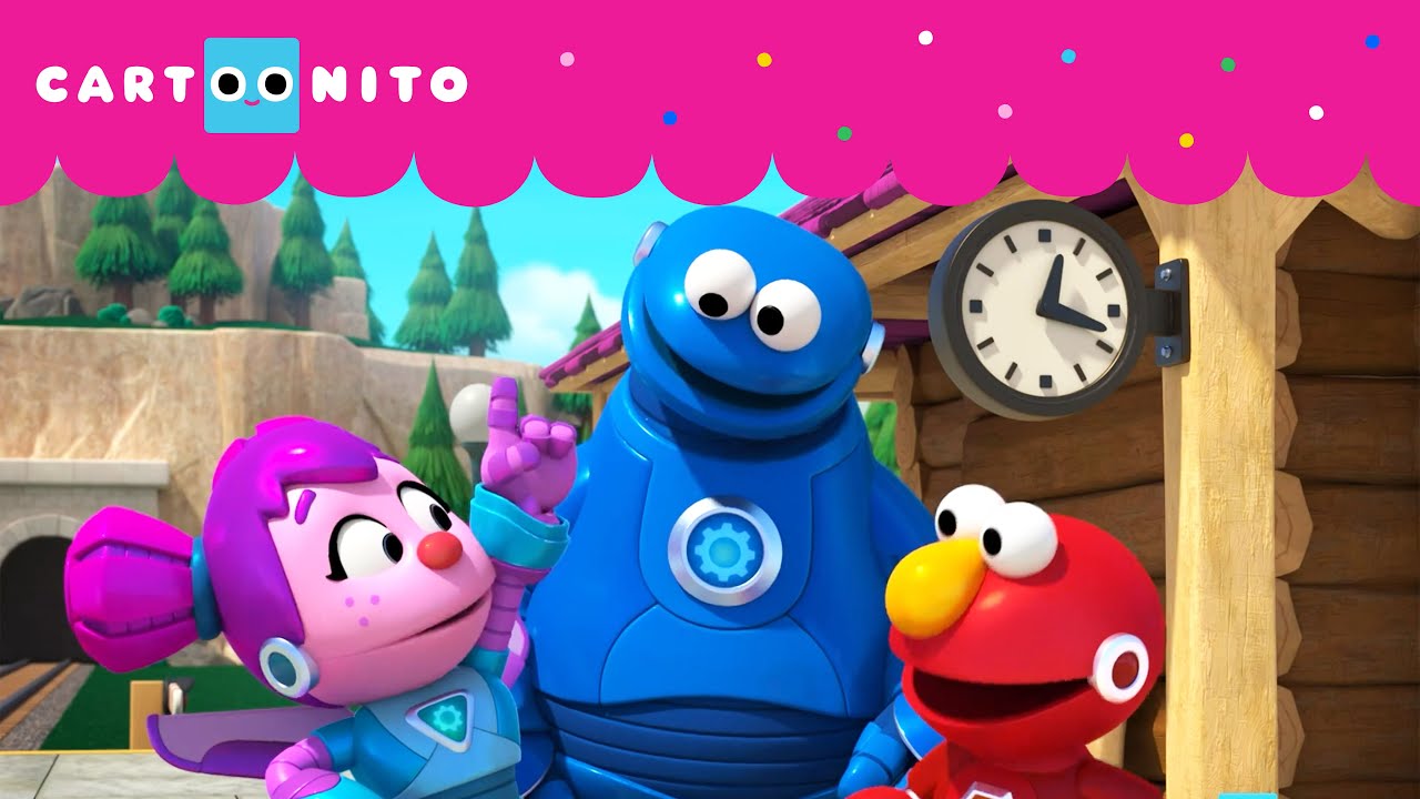 ¡Detengan ese Tren! | Meka Builders | Cartoonito - YouTube