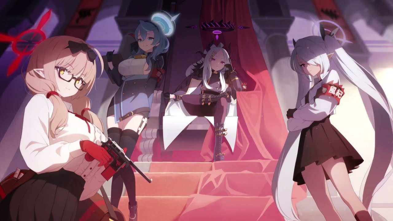 Blue Archive | Fan-made Group L2D: Gehenna Prefect Team - YouTube