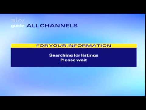 Sky Epg Software Version 5.08.6 (Plus) - YouTube
