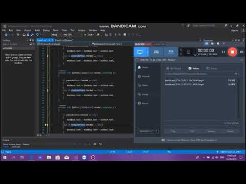 Visual Studio C# da kalkulyator qurulması.