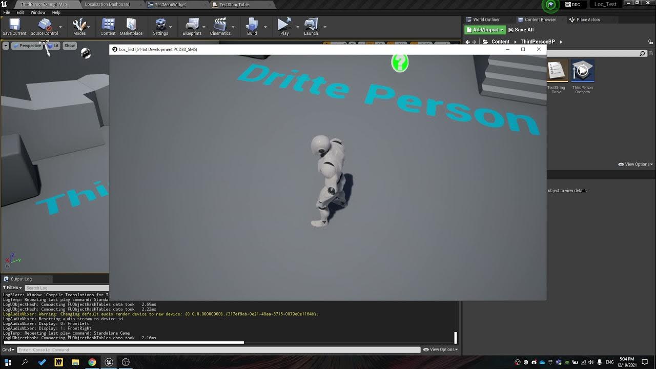 Localized Widget in Unreal using the Localization Dashboard - YouTube
