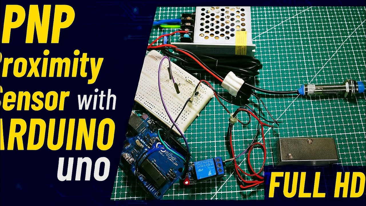 Arduino Uno with PNP proximity sensor - YouTube