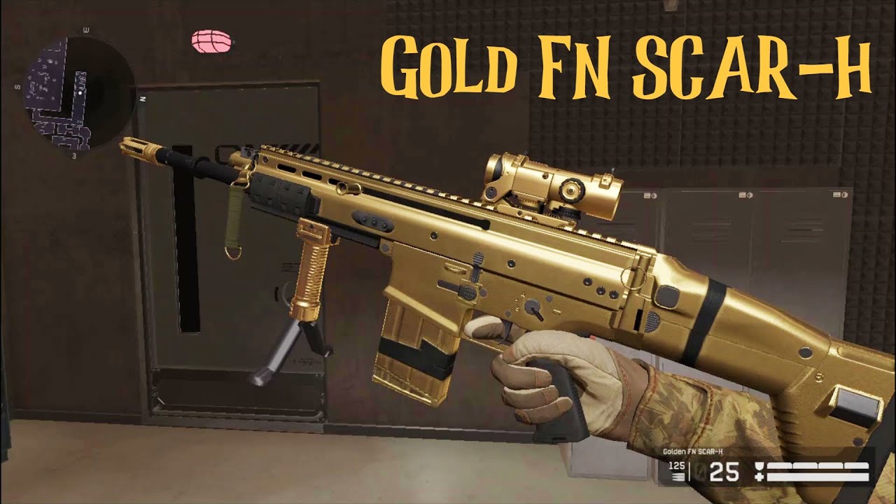 Warface Gold FN SCAR H - YouTube